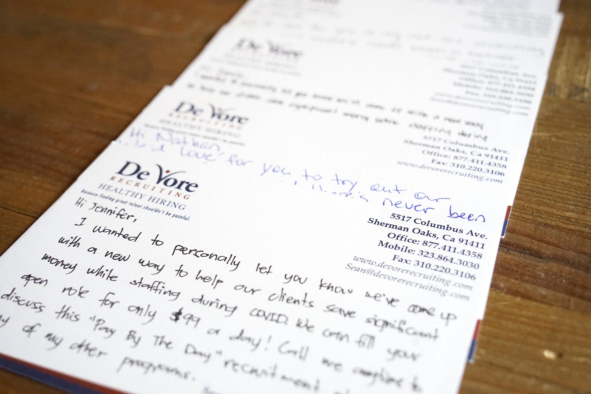 Samples - Truly Handwritten